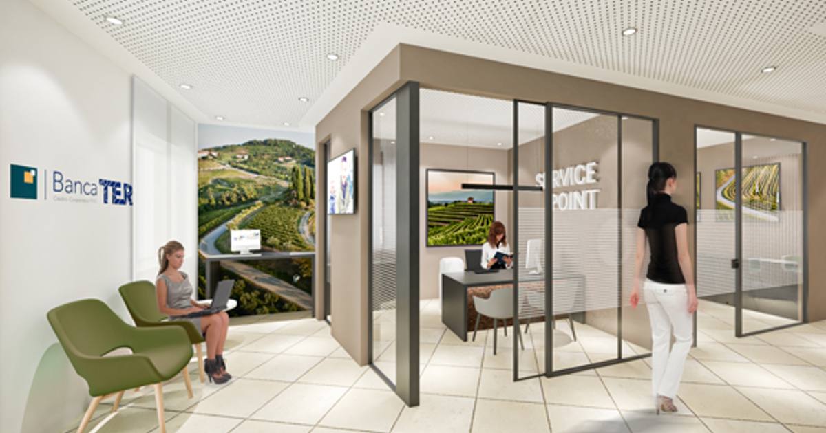 Restyling filiale di Cormons - Banca 360 FVG